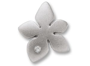 4067551592893 - Kette mit Anhänger Zirkonia Blume aus 925 Silber Halsketten Gr Silber 925 (Sterlingsilber) silberfarben (silber) Damen Schmuckset - Set mit verstellbarer Halskette