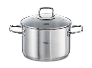 4009209344034 - Kochtopf FISSLER viseo Töpfe Gr 36 l + Ø 20 cm silberfarben Fleischtopf Kochtopf Fleischtöpfe Topf Induktion