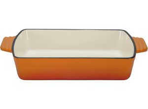 4005643718318 - Auflaufform ORANGE SHADOW Auflaufformen Gr B H L 215 cm x 65 cm x 32 cm orange (orange naturweiß) Auflaufformen für gleichmäßige Wärmeverteilung und -speicherung Induktion