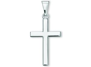 4067551586380 - Kette mit Anhänger Kreuz aus 925 Silber Halsketten Gr Silber 925 (Sterlingsilber) silberfarben (silber) Damen Schmuckset - Set mit verstellbarer Halskette