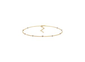 4050878574871 - Collier ELLI Choker Erbskette Labradorit Kugeln Boho 925 Silber Halsketten Gr 36 mit Stein Silber 925 (Sterlingsilber) Länge 36 cm goldfarben (gold) Damen