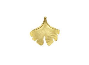 4006046282192 - Ketten-Anhänger FIRETTI Schmuck Geschenk Gold 333 Halsschmuck Anhänger für Halskette Ginkgo Schmuckanhänger Gr Gelbgold 333 035 g gelb (gelbgoldfarben) Damen Anhänger zu Kleid Shirt Jeans Sneaker Anlass Geburtstag Weihnachten