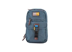 4895250107830 - Schultertasche DISCOVERY Icon Damen Gr B H T 20cm x 34cm x 12cm blau Kunstfaser unifarben Taschen aus robustem rPet Polyester-Material