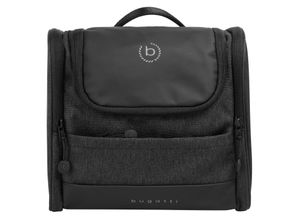 4250060357477 - Kulturbeutel BUGATTI UNIVERSUM Gr B H T 23cm x 22cm x 10cm onesize schwarz Kunstfaser unifarben Taschen