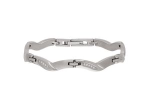 9008005297556 - Gliederarmband timeless design Armbänder Gr Titan grau (titanfarben) Damen Gliederarmbänder