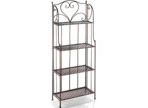 4012622297009 - Standregal LOCKER 03200-07 braun Regale B H T 60cm x 166cm x 28cm 4 St Metall B60cm H166cm T28cm