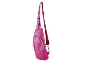 4036673249244 - Umhängetasche Betty Damen Gr B H T 34cm x 16cm x 5cm onesize pink Polyurethan (PU) COLLEZIONE ALESSANDRO Taschen echtes Leder viele Fächer