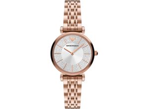 4064092112092 - Quarzuhr EMPORIO ARMANI AR11446 Armbanduhren rosegold (roségoldfarben) Damen Armbanduhr Damenuhr analog Edelstahlarmband