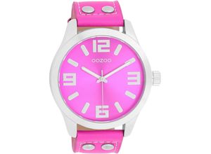 8719929033953 - Quarzuhr OOZOO C1074 Armbanduhren pink Damen Quarzuhren Armbanduhr Damenuhr