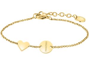 4035608756123 - Armband LIEBESKIND BERLIN Schmuck Geschenk Edelstahl Armkette Herz LJ-0521-B-20 LJ-0522-B-20 Armbänder Gr Edelstahl goldfarben (gelbgoldfarben) Damen