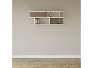 8581741243922 - Wandregal SET ONE BY MUSTERRING York pino aurelio mit eiche nelson Regale B H T 150cm x 61cm x 20cm MDF Typ 43 mit 3 Ablageböden 3 Farben Beleuchtung optional B 150 cm B150cm H61cm T20cm