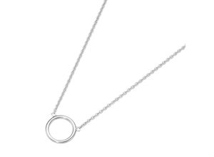 4007810130732 - Charm-Kette GIORGIO MARTELLO MILANO Kreis Anhänger Silber 925 Halsketten Gr 45 cm Silber 925 (Sterlingsilber) silberfarben (silber) Damen