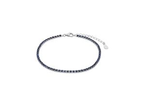 4056866135086 - Armband AMOR Tennisarmband 2037029 Armbänder Gr Silber 925 (Sterlingsilber) bunt (silberfarben blau blau) Damen mit Zirkonia (synth)