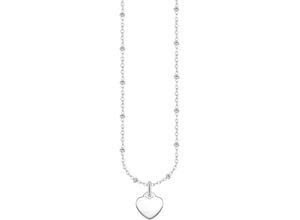 4051245592597 - Kette mit Anhänger THOMAS SABO Schmuck Silber 925 Halskette Herz KE2287-001-21-L45v Halsketten Gr 45 Silber 925 (Sterlingsilber) Länge 45 cm Breite 16 mm silberfarben Damen