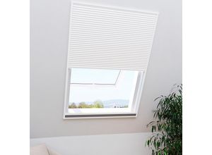 9003117043350 - WINDHAGER Insektenschutz-Rollo für Dachfenster 2in1 EXPERT Rollos mit Plissee BxH 110x160 cm Gr 160 cm 110 cm grau (anthrazit) Rollos