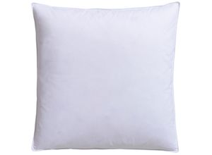 4015049442267 - Federkissen RIBECO Nils Kopfkissen Gr B L 80 cm x 80 cm Baumwolle 1 St weiß Allergiker Kopfkissen Optimale Stützkraft für Kopf- und Nackenbereich