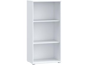 5904767832599 - Regal Tempra Regale Gr B H T 54 cm x 111 cm x 348 cm 3 St offene Fächer weiss weiß Standregal Büroregal Standregale Höhe ca 111 cm