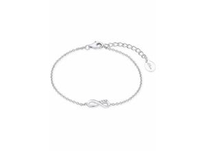 4056867004596 - Silberarmband SOLIVER Infinity Unendlichkeit 2017243 Armbänder Gr Silber 925 (Sterlingsilber) silberfarben (silber 925 weiß) Damen Armbänder Silber mit Zirkonia (synth)