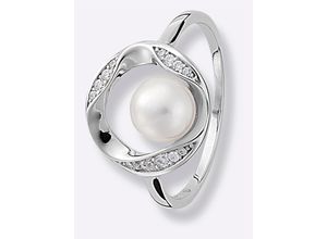 4102760004932 - Fingerring LADY Fingerringe Gr 16 Perlen-Silber 925 (Sterlingsilber) silberfarben (silber 925) Damen Fingerringe