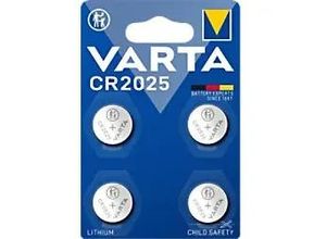 4008496996285 - Knopfzellen-Batterie CR2025 4ST silber 4008496996285 Varta