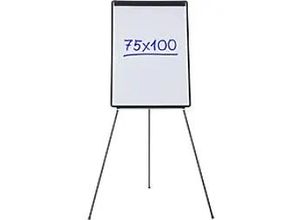 8717868083756 - Flipchart Budget 75 x 100 cm Stiftablage Schwarz