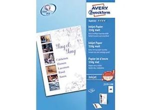 4004182410042 - AVERY ZWECKFORM 2579-100 Superior einseitig beschichtet 150 g m2 Inkjet-Papier 210 x 297 mm A4 Inhalt 100 Blatt