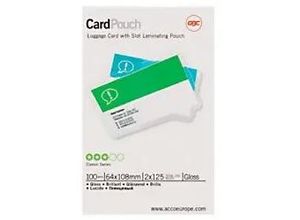 0033816030770 - Card Laminating Pouch - 100-pack - glossy - 64 x 108 mm - lamination pouches