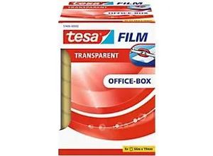 4042448036162 - Film Transparent - Transparentes Multifunktions-Klebeband für Heim- Schul- und Büroanwendungen - 66 m x 19 mm - 10er Pack - transparent - Tesa