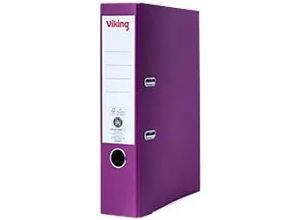 8717868221301 - Ordner DIN A4 75 mm Violett 2 Ringe Pappkarton Matt Hochformat