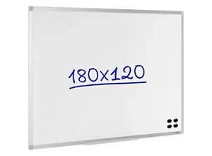 8717868034949 - wandmontierbares magnetisches Whiteboard Emaille Superior 180 x 120 cm