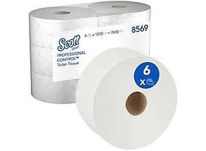 5027375051159 - Scott Control Recycelt 100% Toilettenpapier 2-lagig 8569000 6 Rollen à 1280 Blatt