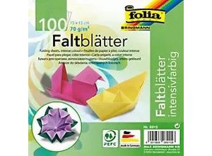 4001868089158 - Origami-Faltblätter 15x15cm 70g farbig sortiert 8915 4001868089158 folia 8915 100 Blatt