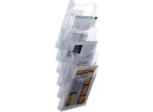 8429368235299 - Archivo 2000 DIN A4 hoch Prospektständer Wandmontiert Transparent 6126 CS TP 235 x 19 x 685 cm