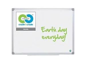 5603750546795 - Bi-Office Earth Whiteboard Wandmontiert Magnetisch Keramik Einseitig 90 (B) x 60 (H) cm