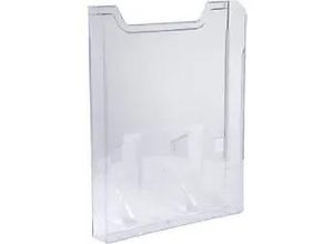 9002493108585 - Office Prospektständer 64658D DIN A4 Hoch Transparent 239 x 8 x 30 cm