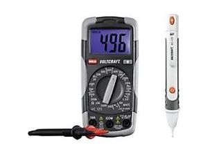 4016138917819 - Voltcraft Tragbares Multimeter DT-TEST-KIT Stromversorgung Batterie Test Typ Spannung Strom Widerstand Frequenz