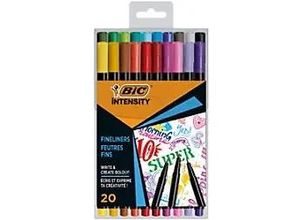 3086123509429 - BIC Intensity Fineliner CEL1011728 08 mm Farbig Sortiert 20 Stück