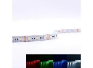 4260385827753 - Strip 12V 5M 144W m 60LED m 12mm IP20 Farbwechsel - Lichtfarbe RGB+6000K - Sch