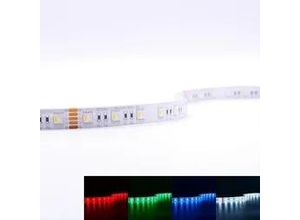 4063592002711 - Strip 24V LED Streifen 5M 12W m 60LED m 12mm Farbwechsel - Lichtfarbe RGB+4000K