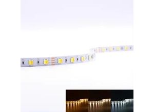 4260385821843 - Strip 24V LED Streifen 5M 144W m 60LED m 10mm - Lichtfarbe CCT 2700-6500K - Sc