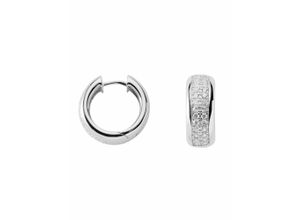 4059468479473 - Paar Ohrhänger ADELIA´S 925 Silber Ohrringe Creolen mit Zirkonia Ø 192 mm Gr Damen Silber 925 (Sterlingsilber) silberfarben (silber) Damen Ohrhänger mit Zirkonia Silberschmuck für