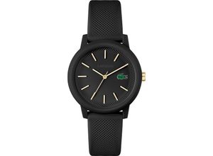 7613272459716 - Quarzuhr LACOSTE LACOSTE 1212 LADIES 2001212 Armbanduhren schwarz Damen Armbanduhr Damenuhr Mineralglas analog Silikonarmband