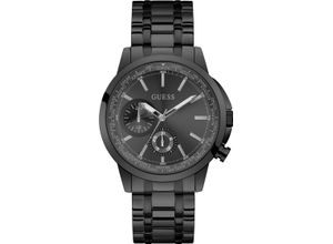 0091661529245 - Multifunktionsuhr GUESS GW0490G3 Armbanduhren schwarz Herren Quarzuhren Armbanduhr Quarzuhr Herrenuhr