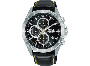 4894138348990 - Chronograph LORUS RM373GX9 Armbanduhren schwarz Herren Quarzuhren Armbanduhr Quarzuhr Herrenuhr Stoppfunktion Datum