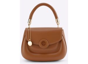 4036673255177 - Handtasche HEINE Damen Gr B H T 21cm x 16cm x 9cm braun (cognac) Metall Viskosemischung unifarben Taschen
