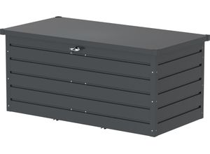 0638801714736 - Gerätebox DURAMAX Palladium Aufbewahrungsboxen grau (anthrazit) Garten- Kissenboxen BxTxH 166x76x86 cm