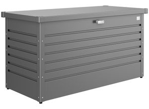 9003414650404 - Aufbewahrungsbox BIOHORT Freizeitbox 130 Aufbewahrungsboxen Gr B H T 134 cm x 71 cm x 62 cm grau (dunkelgrau) Boxen und Kisten Aufbewahrungsboxen BxTxH 134x62x71 cm