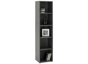 4044393253281 - Mäusbacher Regal MISTER OFFICE (BHT 43x180x36 cm) BHT 43x180x36 cm grau Standregal Bücherregal Bücherregal Schuhregal