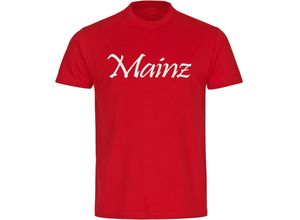 4068859161156 - multifanshop Kinder T-Shirt - Mainz - Schriftzug - Druck weiß - Kind