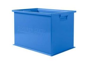 4052939499451 - Stapelkasten Serie 14 6-2Z aus Polypropylen mit Griffmulde Inhalt 33 L blau